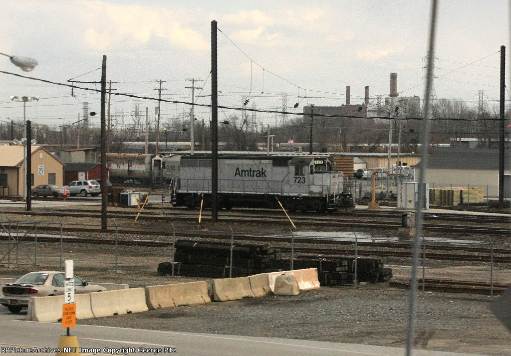 AMTK 723 at Wilmington shop